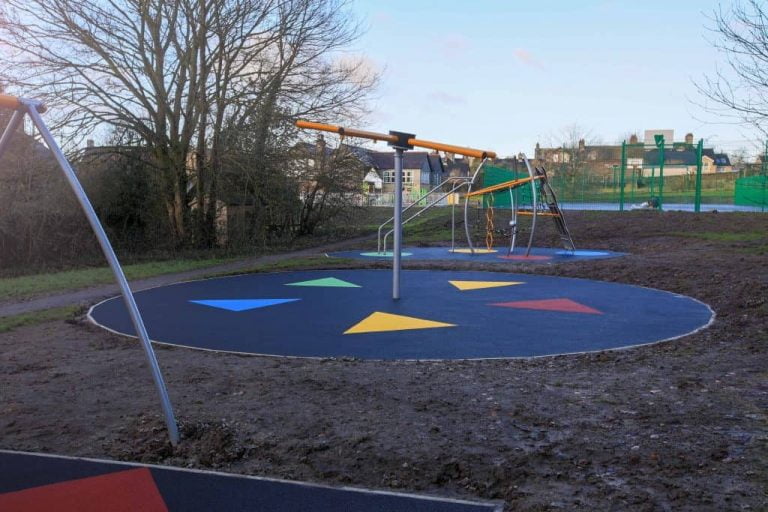 Lower Bentham Playground Surfacing project by DCM Surfaces