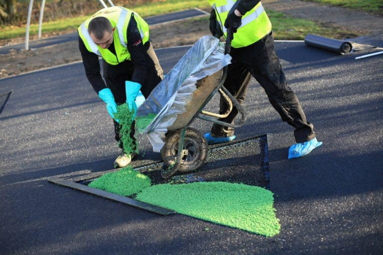 Lower Bentham Playground Surfacing project by DCM Surfaces